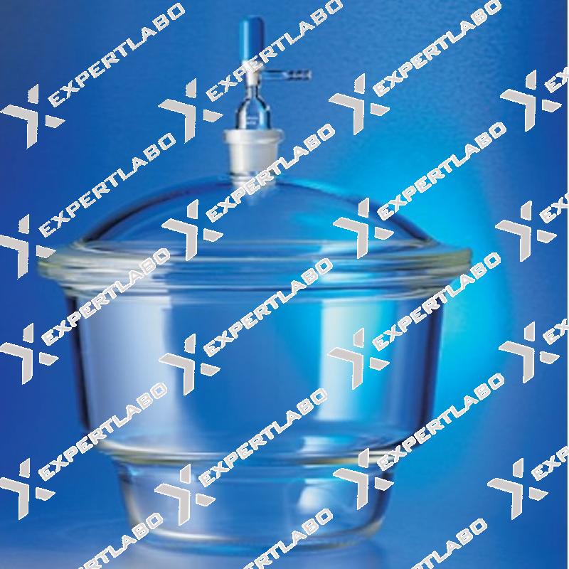 Dessicator with Lid Vacuum with Stopcock
